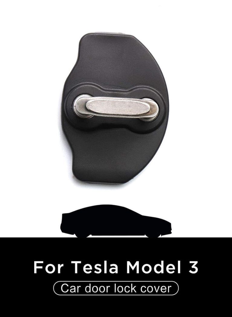 Door Latch Lock Covers for Tesla Model 3 & Y - TesKings